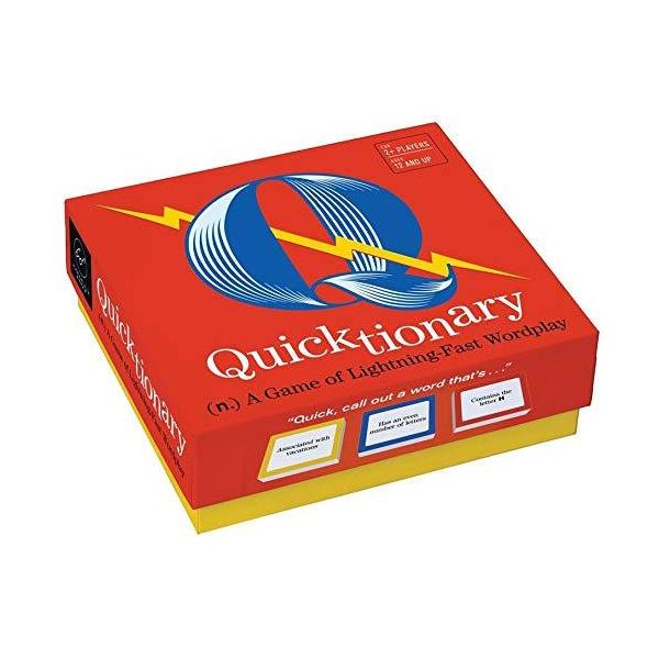 ボードゲーム 英語 アメリカ 海外ゲーム 9781452159218 Chronicle Books Quicktionary: A Game of Lightning-Fast Wordplay, Includes 102 prompt ...