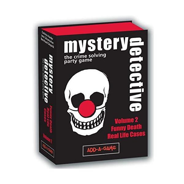 ボードゲーム 英語 アメリカ 海外ゲーム ADDAMD2 Add-A-Game Mystery Detective Volume 2: Funny Death Real Life Cases- Cooperative Party Game ...