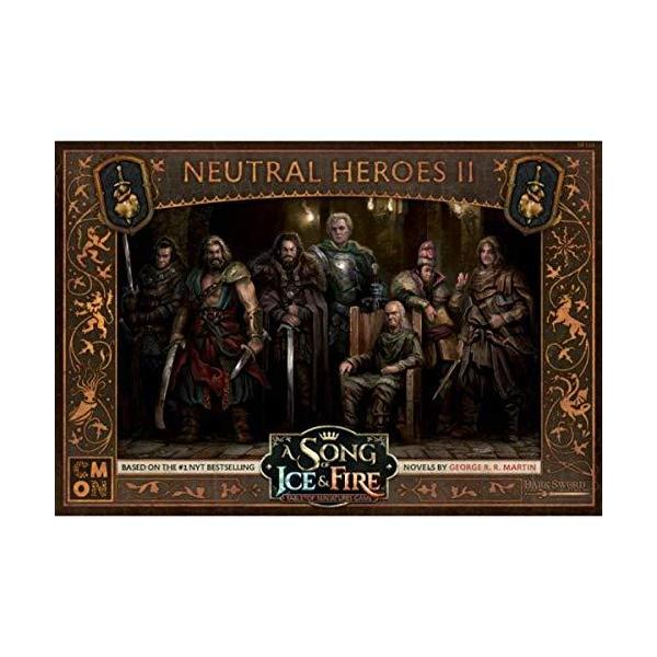ボードゲーム 英語 アメリカ 海外ゲーム SIF510 CMON A Song of Ice and Fire Tabletop Miniatures Neutral Heroes II Box Set - Unleash The Powe...