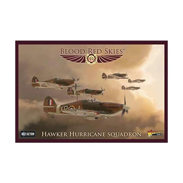 ボードゲーム 英語 アメリカ 海外ゲーム 772012004 Blood Red Skies Hawker Hurricane Squadron 1:200 WWII Mass Air Combat War Game海外限定品を迅速輸入！5...