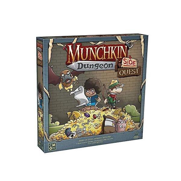 ボードゲーム 英語 アメリカ 海外ゲーム MKD002 CMON Munchkin Dungeon: Side Quest Expansion - Exciting Expansion for Epic Dungeon Adventures...