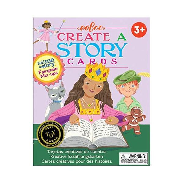 ボードゲーム 英語 アメリカ 海外ゲーム TSMIX2 eeBoo: Fairytale Mix Ups, Create A Story Pre-Literacy Cards, 36 Flash Cards, Encourages Inte...