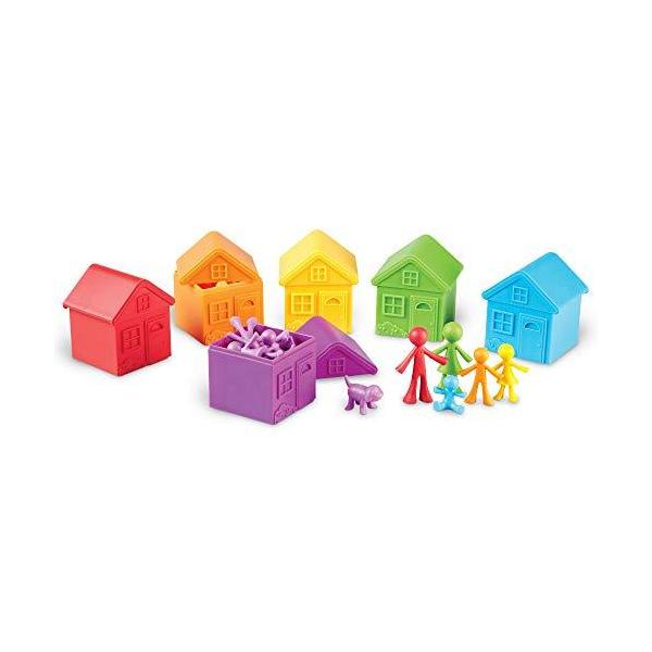 知育玩具 パズル ブロック ラーニングリソース LER3369 Learning Resources All About Me Sorting Neighborhood - 42 Pieces, Ages 3+ Toddler Social...