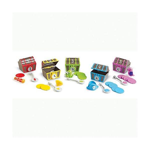 知育玩具 パズル ブロック ラーニングリソース LER6808 Learning Resources Sorting Surprise Pirate Treasure - 30 Pieces, Ages 3+ Color, Sorting ...