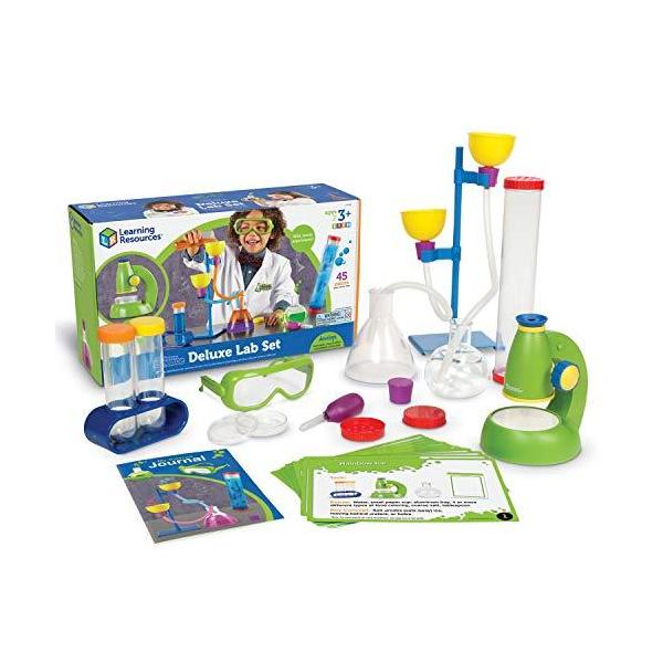 知育玩具 パズル ブロック ラーニングリソース LER0826 Learning Resources Primary Science Deluxe Lab Set - 45 Pieces, Ages 3+ Preschool Science...