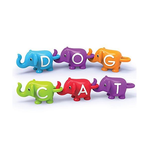 知育玩具 パズル ブロック ラーニングリソース LER6710 Learning Resources Snap-n-Learn ABC Elephants, Educational Toys, Alphabet Elephant Toy, ...