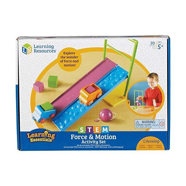 知育玩具 パズル ブロック ラーニングリソース LER2822 Learning Resources STEM Force &amp; Motion Activity Set, 20 Pieces, Ages 5+海外限定品を迅速輸入！5〜...