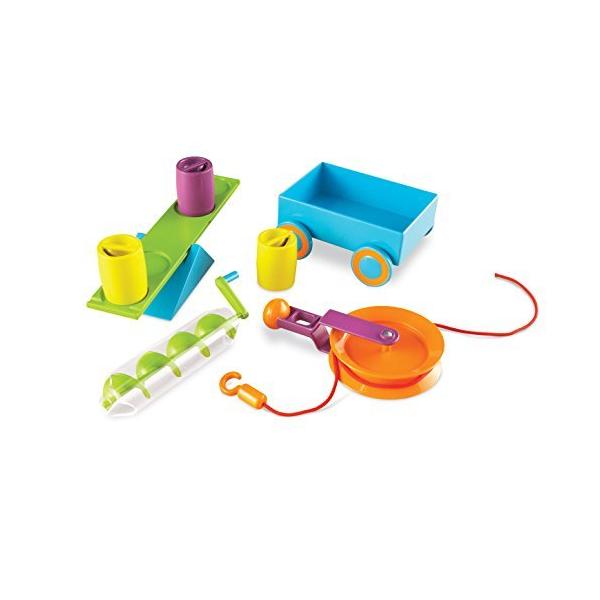 知育玩具 パズル ブロック ラーニングリソース LER2824 Learning Resources STEM Simple Machines Activity Set, Hands-on Science Activities, 19 Pi...