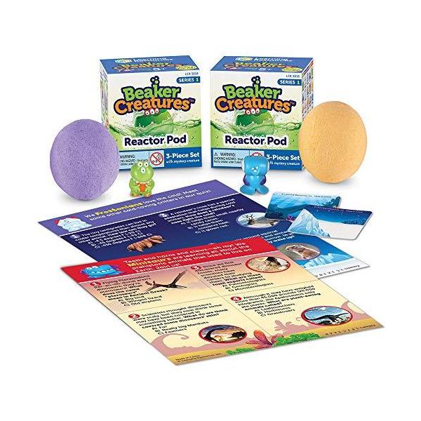 知育玩具 パズル ブロック ラーニングリソース LER3822 Learning Resources Beaker Creatures Reactor Pod, Homeschool, STEM Toys, Science and Expe...