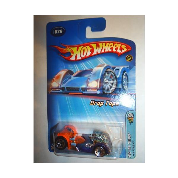 ホットウィール マテル ミニカー ホットウイール G7923 Hot Wheels Mattel 2005 First Editions 1:64 Scale Drop Tops Purple &amp; Orange Flattery D...