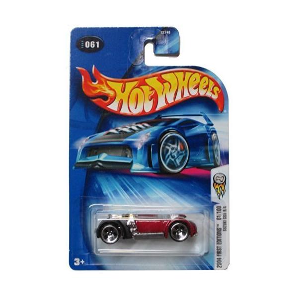 ホットウィール マテル ミニカー ホットウイール C2740-0714C Hot Wheels 2004 First Editions Suzuki GSX-R/4 61/100 MAROON 061 1:64 Scale海外限定品を迅速輸...