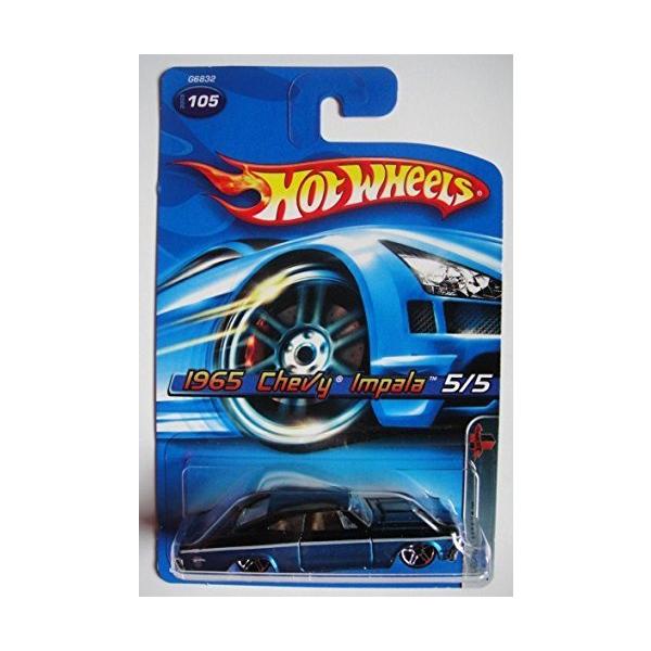 ホットウィール マテル ミニカー ホットウイール  HOT WHEELS MUSCLE MANIA 5 OF 5 TEAL/BLACK 1965 CHEVY IMPALA #105海外限定品を迅速輸入！5〜15営業日にて発送します。型番：関...
