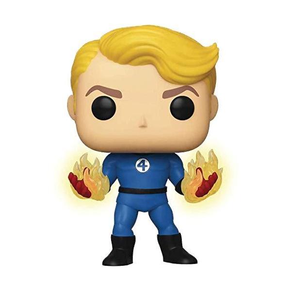 ファンコ FUNKO フィギュア 人形 アメリカ直輸入 ボブルヘッド BOBBLEHEAD ポップカルチャー 45006 Pop! Marvel: Fantastic Four- Human Torch Glow-in-The-Dark S...