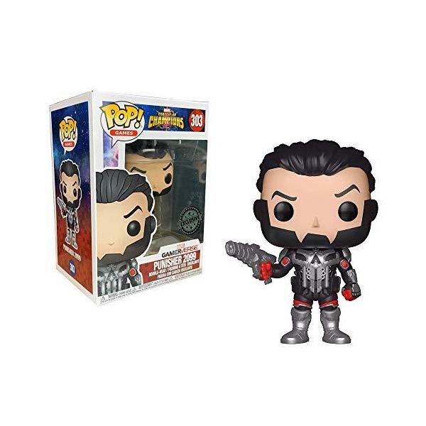 ファンコ FUNKO フィギュア 人形 アメリカ直輸入 ボブルヘッド BOBBLEHEAD ポップカルチャー 26849 Pop Marvel Contest of Champions Punisher 2099 Exclusive Fig...