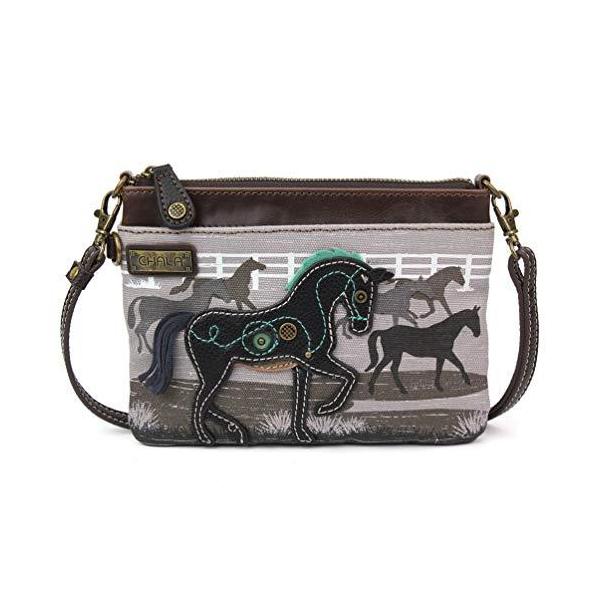 chala バッグ パッチ カバン かわいい チャラ ブランド ショルダーバッグ ボディバッグ 綺麗 レディース ウィメンズ C04-E-1950-2868-4015-CMinHorseGr-926HRT5 CHALA Canvas Min...