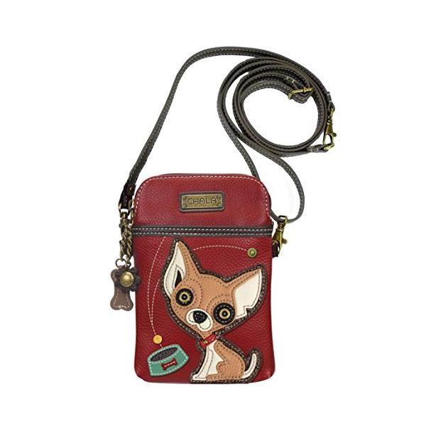 chala バッグ パッチ カバン かわいい チャラ ブランド ショルダーバッグ ボディバッグ 綺麗 レディース ウィメンズ b106376 Chala Chihuahua Cellphone Crossbody Handbag - Con...