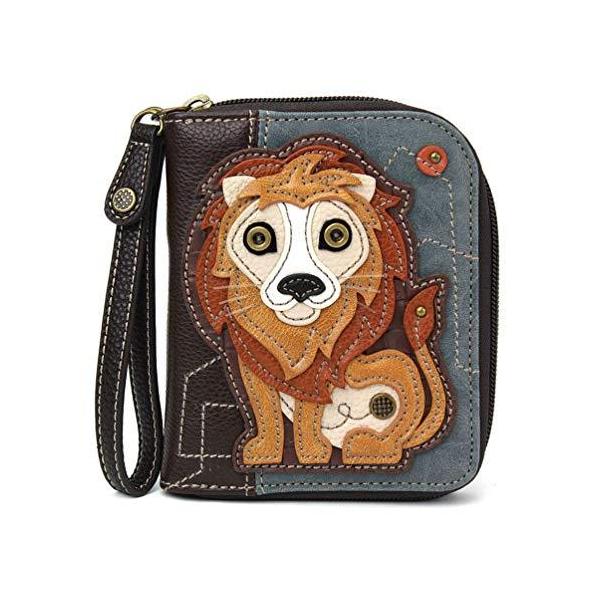 chala 財布 パッチ ウォレット チャラ ブランド かわいい 綺麗 レディース ウィメンズ  Chala Handbags Lion Zip-Around Wallet/Wristlet Chala Handbags Chala Wal...