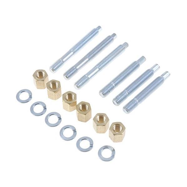 自動車パーツ 海外社外品 修理部品 03147 Dorman 03147 Front Exhaust Stud Kit 3/8-16 x 2-1/2 In. and 3/8-16 x 3-1/4 In. Compatible with Se...