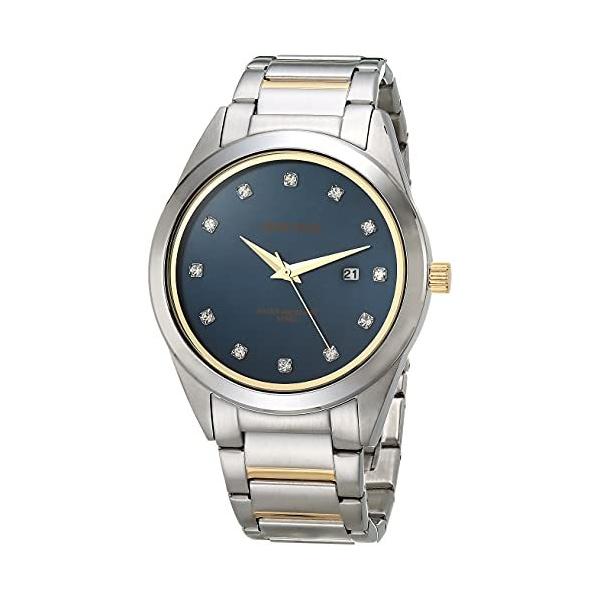 腕時計 アーミトロン メンズ 20/5455NVTT Armitron Men's Genuine Crystal Accented Date Function Bracelet Watch, 20/5455海外限定品を迅速輸入！5〜15営...