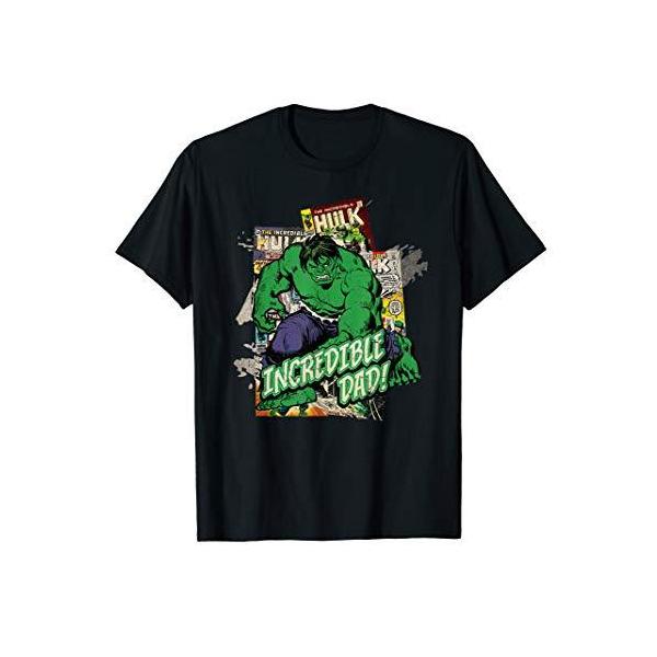 Tシャツ キャラクター ファッション トップス 海外モデル GNJ0S1PD4H3 Marvel Hulk Incredible Dad Father's Day T-Shirt海外限定品を迅速輸入！5〜15営業日にて発送します。商品名（自...
