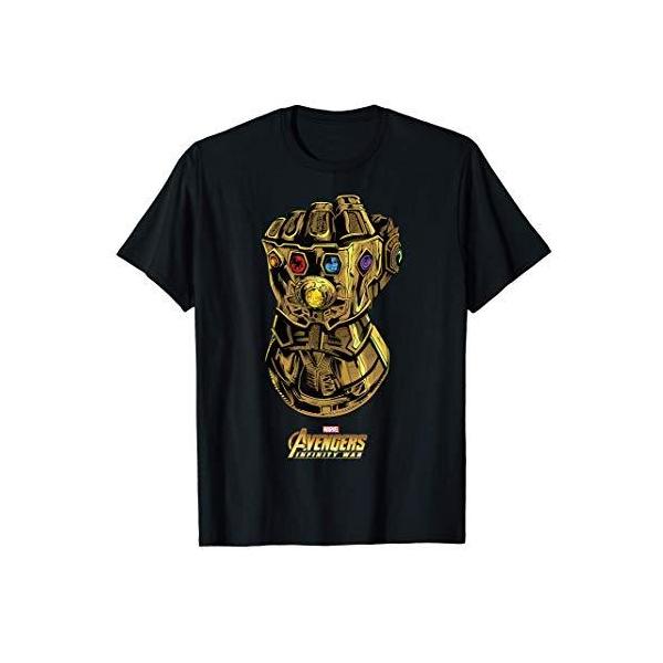 マーベル Marvel アベンジャーズ インフィニティウォー ガントレット 半袖Tシャツ メンズ【Sサイズ】 ブラック ファッション トップス アメリカTシャツ キャラクター ファッション トップス 海外モデル EVRWZ2AFX93 Ma...