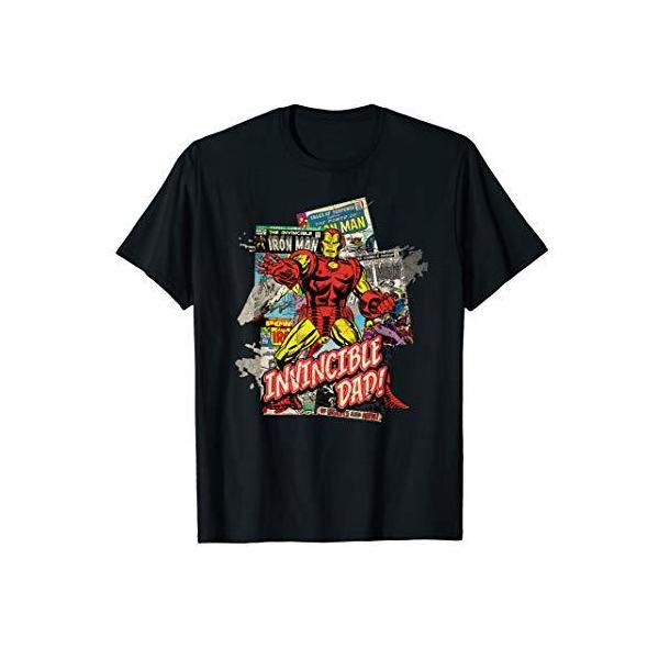 Tシャツ キャラクター ファッション トップス 海外モデル 02S7VVSN0JN Marvel Iron Man Invincible Dad Father's Day Comic Retro T-Shirt海外限定品を迅速輸入！5〜15...