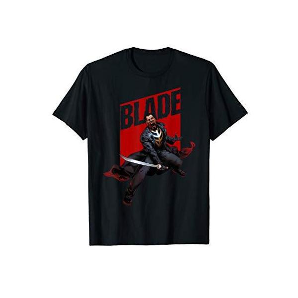 マーベル Marvel ブレイド 半袖Tシャツ レディース【Sサイズ】ブラック ファッション トップス アメリカTシャツ キャラクター ファッション トップス 海外モデル P3C45QF0W64 Marvel Blade The Vampi...