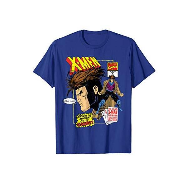 Tシャツ キャラクター ファッション トップス 海外モデル 0571MJ9Z5DQ Marvel X-Men Cajun Gambit Remy LeBeau Comic Art T-Shirt T-Shirt海外限定品を迅速輸入！5〜15...