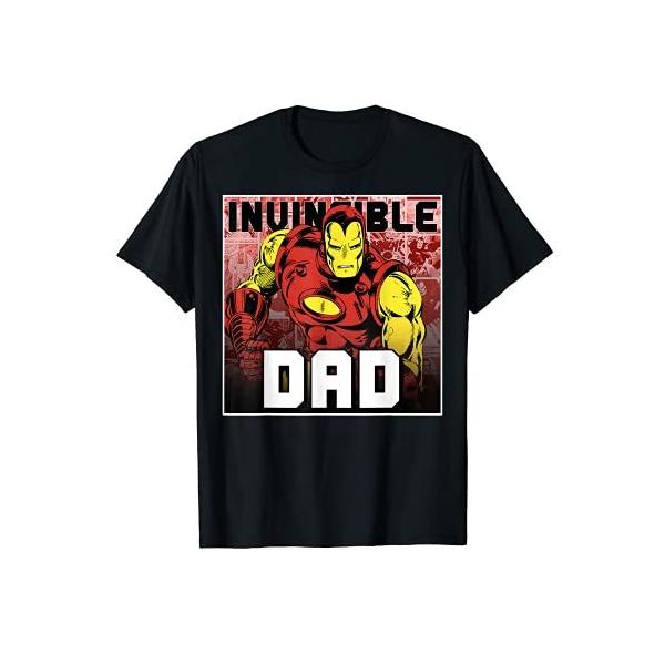 マーベル Marvel アイアンマン 無敵のお父さん 半袖Tシャツ ユニセックス 【Sサイズ】 ブラック ファッション トップス アメリカ 父の日Tシャツ キャラクター ファッション トップス 海外モデル WY4CHXYDBY2 Marve...