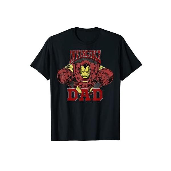 マーベル Marvel アイアンマン 無敵のお父さん 半袖Tシャツ レディース 【Sサイズ】 ブラック ファッション トップス アメリカ 父の日Tシャツ キャラクター ファッション トップス 海外モデル 42ZSP5F710F Marvel...