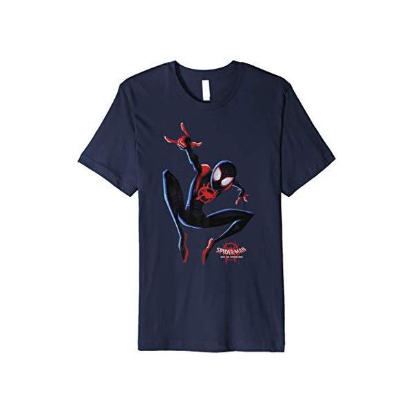 Tシャツ キャラクター ファッション トップス 海外モデル RWJCDRJ5S96 Marvel Spider-Man Spiderverse Miles Morales Premium T-Shirt Premium T-Shirt海外限...