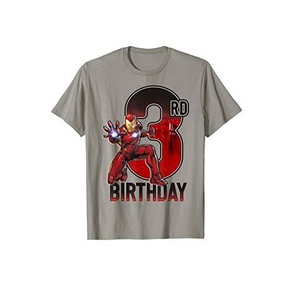 マーベル Marvel スパイダーマン 3歳の誕生日 半袖Tシャツ キッズ6-6x 【日本サイズ110-120相当】 スレート ファッション トップス アメリカTシャツ キャラクター ファッション トップス 海外モデル 4ZEFMCWNWM...