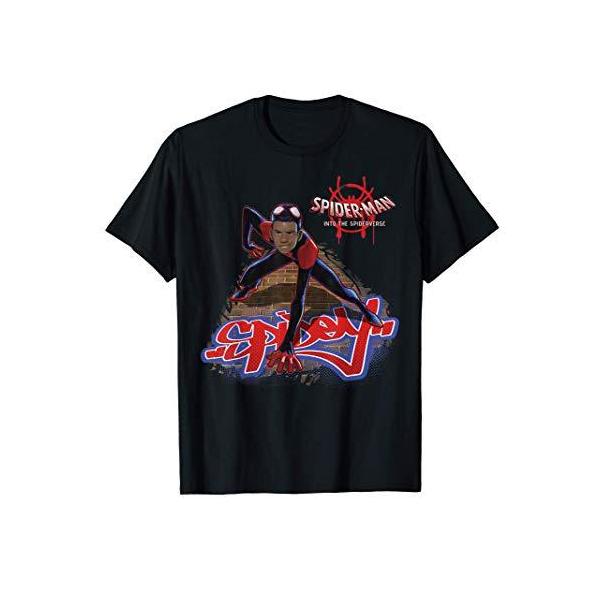 Tシャツ キャラクター ファッション トップス 海外モデル 2KKK6041691 Marvel Spider-Man Spiderverse Miles Morales Climb T-Shirt海外限定品を迅速輸入！5〜15営業日にて発...