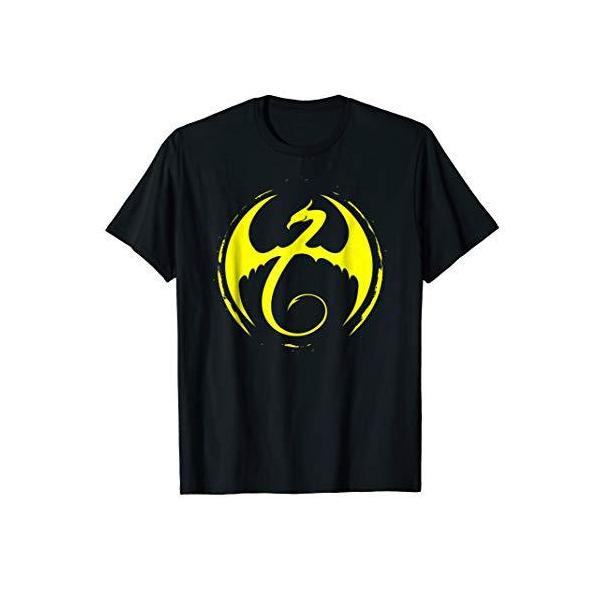 マーベル Marvel アイアン・フィスト 最初のドラゴン ロゴ 半袖Tシャツ メンズ 【Sサイズ】 ブラック ファッション トップス アメリカTシャツ キャラクター ファッション トップス 海外モデル C8GYVQ3HY34 Marvel...