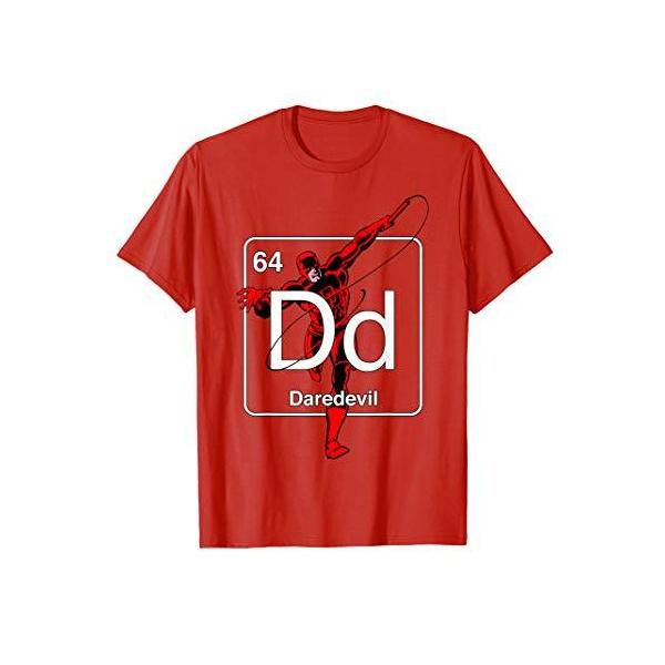 マーベル Marvel デアデビル エレメント 半袖Tシャツ レディース 【Sサイズ】 レッド ファッション トップス アメリカTシャツ キャラクター ファッション トップス 海外モデル PWRNAQRFTKS Marvel Daredev...