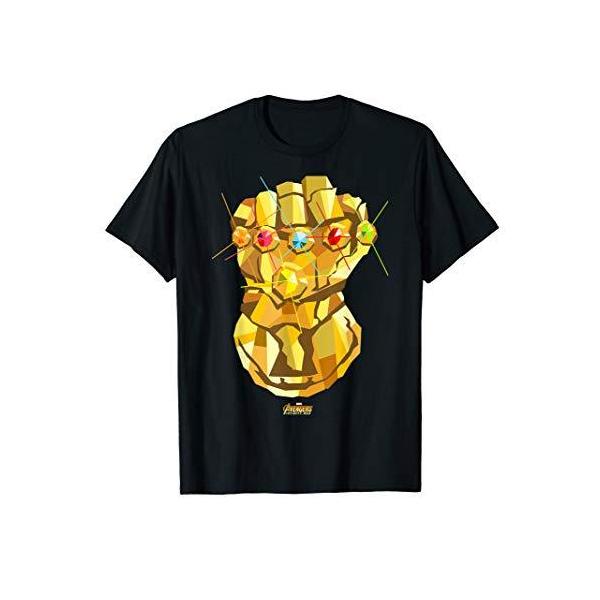 Tシャツ キャラクター ファッション トップス 海外モデル 2GAC7PMFXB6 Marvel Infinity War Low Poly Gauntlet Graphic T-Shirt T-Shirt海外限定品を迅速輸入！5〜15営業...