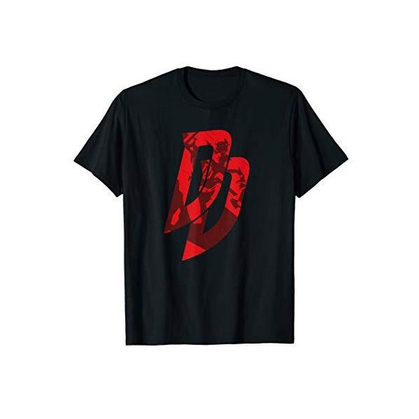 マーベル Marvel デアデビル ロゴ 半袖Tシャツ メンズ 【Sサイズ】 ブラック ファッション トップス アメリカTシャツ キャラクター ファッション トップス 海外モデル YRC1GTC6WF7 Marvel Daredevil L...