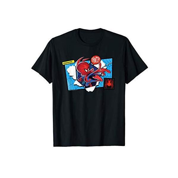 Tシャツ キャラクター ファッション トップス 海外モデル AGXD0HY5YAK Marvel Spider-Man Into the Spider-Verse Spider-Ham T-Shirt海外限定品を迅速輸入！5〜15営業日にて...