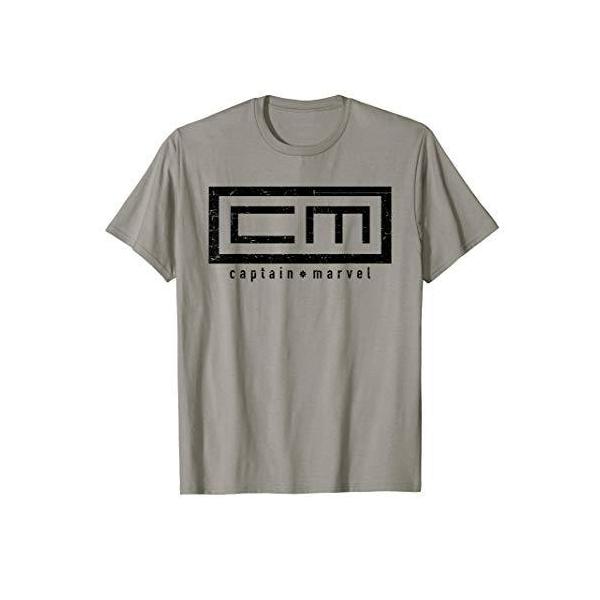 Tシャツ キャラクター ファッション トップス 海外モデル 4C820HAHZCN Marvel Captain Marvel Carol Danvers Black 90s Logo T-Shirt T-Shirt海外限定品を迅速輸入！5...