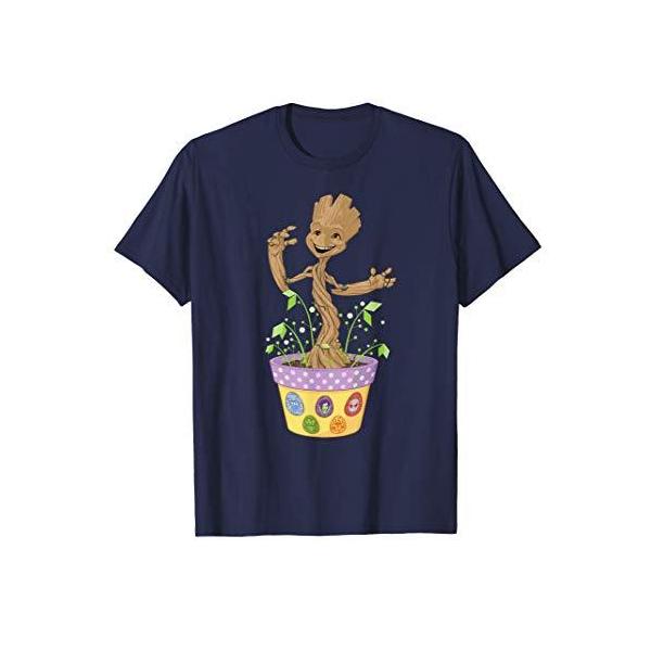Tシャツ キャラクター ファッション トップス 海外モデル 43568ZPFWEW Marvel Guardians of the Galaxy Groot Easter Egg T-Shirt海外限定品を迅速輸入！5〜15営業日にて発送し...