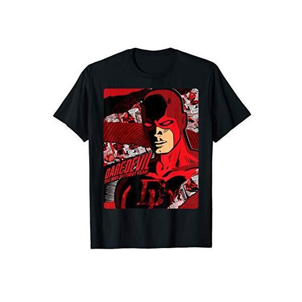 マーベル Marvel デアデビル 怖いもの知らず 半袖Tシャツ レディース 【Sサイズ】 ブラック ファッション トップス アメリカTシャツ キャラクター ファッション トップス 海外モデル 0NAQA23YXY5 Marvel Dare...
