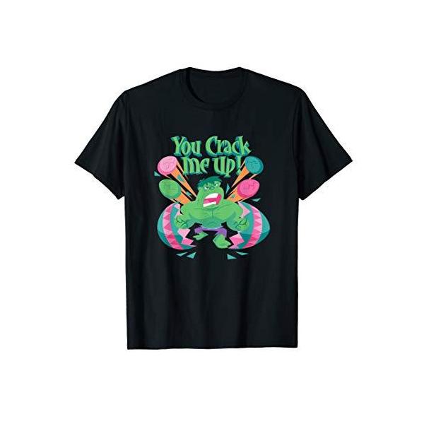 マーベル Maevel ハルク 殻を破る イースター 半袖Tシャツ キッズ6-6x 【日本サイズ110-120相当】 ブラック ファッション トップス アメリカTシャツ キャラクター ファッション トップス 海外モデル 23319YTCQQ...