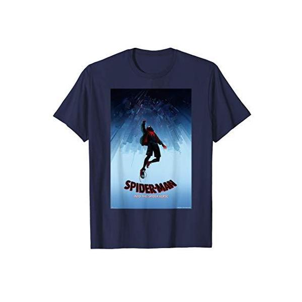 Tシャツ キャラクター ファッション トップス 海外モデル PFWHSJ13WVA Marvel Spider-Man Spiderverse Upside Down Poster T-Shirt海外限定品を迅速輸入！5〜15営業日にて発送...