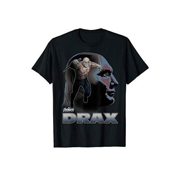 Tシャツ キャラクター ファッション トップス 海外モデル TX5CFMWS0TT Marvel Infinity War Drax Big Head Profile Graphic T-Shirt T-Shirt海外限定品を迅速輸入！5〜...