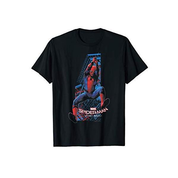 Tシャツ キャラクター ファッション トップス 海外モデル EW3A32ZDBWV Marvel Spider-Man Homecoming Web Slinging &amp; Swinging T-Shirt T-Shirt海外限定品を...