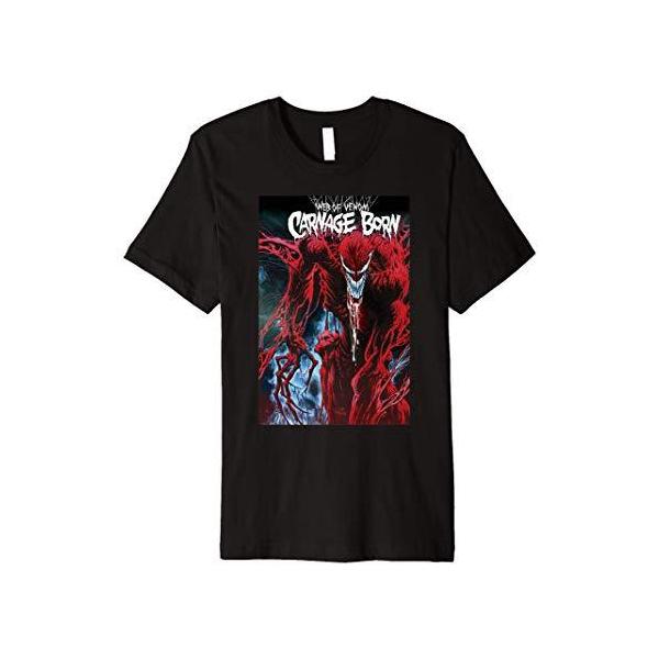 Tシャツ キャラクター ファッション トップス 海外モデル 2ZAA719QDE9 Marvel Web Of Venom Carnage Born Premium T-Shirt Premium T-Shirt海外限定品を迅速輸入！5〜1...