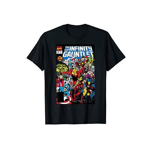 Tシャツ キャラクター ファッション トップス 海外モデル 0M56FMRYC6B Marvel Exclusive Vintage Infinity Gauntlet Comic Cover T-Shirt海外限定品を迅速輸入！5〜15営...