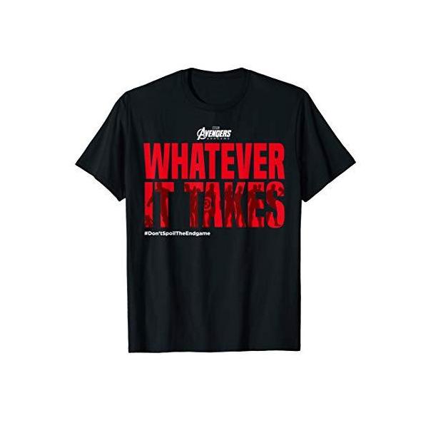 Tシャツ キャラクター ファッション トップス 海外モデル 8SWTXPPDCGY Avengers Endgame What Ever It Takes #DontSpoilTheEndgamed T-Shirt海外限定品を迅速輸入！5〜...