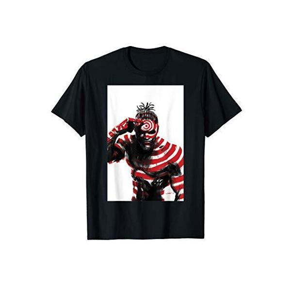 Tシャツ キャラクター ファッション トップス 海外モデル 40MEQG8ERVN Marvel Black Panther Killmonger Poster T-Shirt海外限定品を迅速輸入！5〜15営業日にて発送します。商品名（自動...