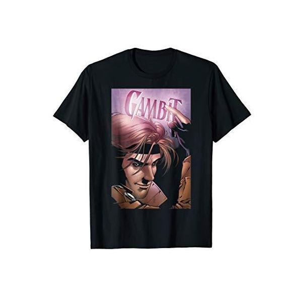 Tシャツ キャラクター ファッション トップス 海外モデル RSE357J6ZFA Marvel X-Men Gambit Pink Contrast Graphic T-Shirt T-Shirt海外限定品を迅速輸入！5〜15営業日にて発...